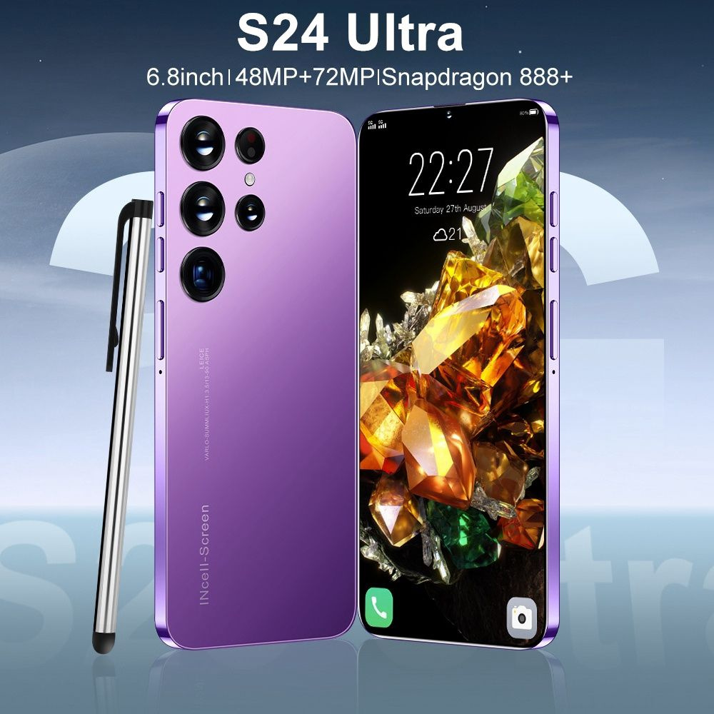 Смартфон Русское меню / S24 PLUS 256/8GB DUAL 5G / Флагманский телефон ...