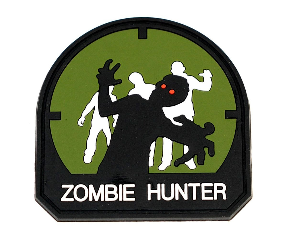 Шеврон EmersonGear PVC Zombie Hunter Patch-3 (Olive/Black) - купить с доставкой по выгодным ...