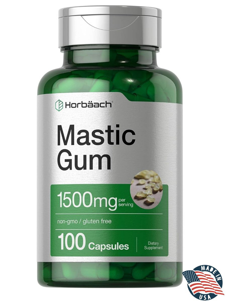 Мастиковая смола, Mastic Gum, 1500 мг, 100 капсул - купить с доставкой ...