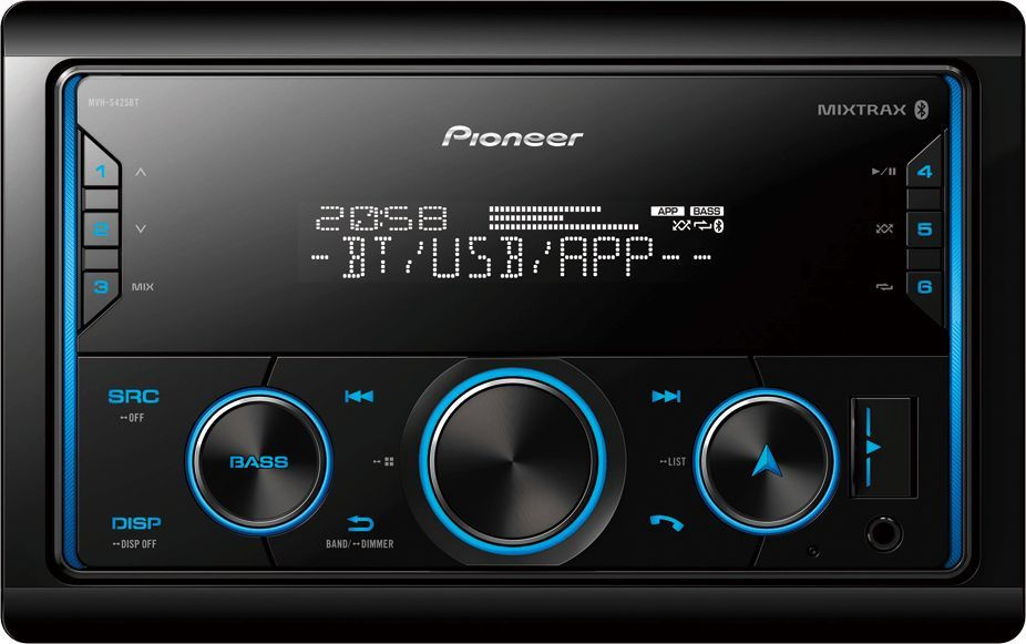 Автомагнитола Pioneer MVH-S425BT 2DIN 4x50Вт ПДУ RDS - купить в ...
