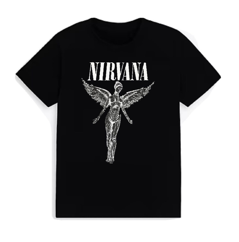 Футболка Nirvana, размер 60, цвет черный, хлопок - купить по выгодной ...