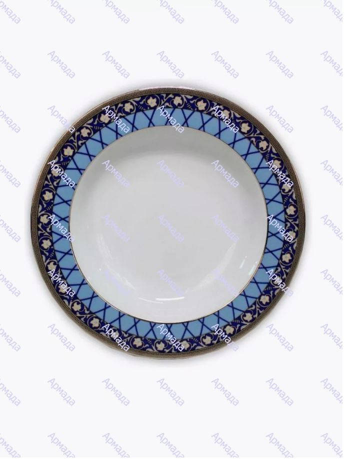 Тарелка Thun, Фарфор, диаметр 25 см - купить по низким цене в интернет-магазине OZON (1365145054)