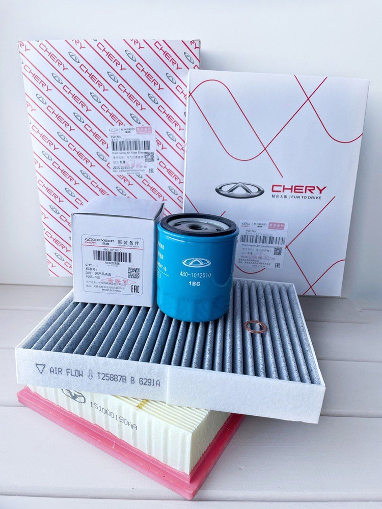 Комплект фильтров для ТО на KAIYI E5, ( масляный + воздушный + салонный ...