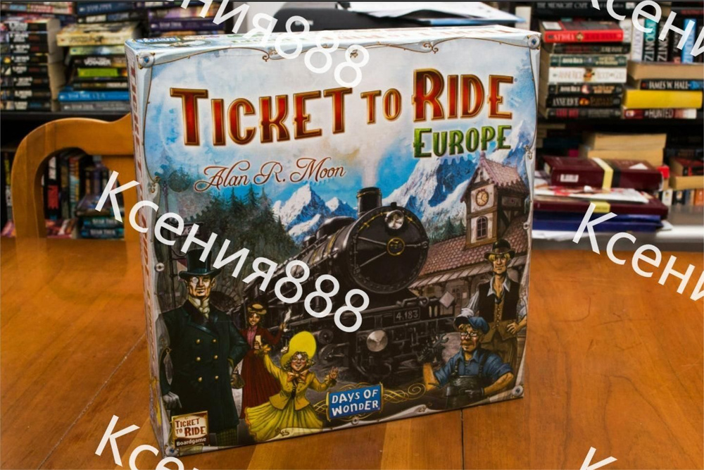 Ticket to Ride Europe, Билет на поезд Европа настольная игра - купить с ...