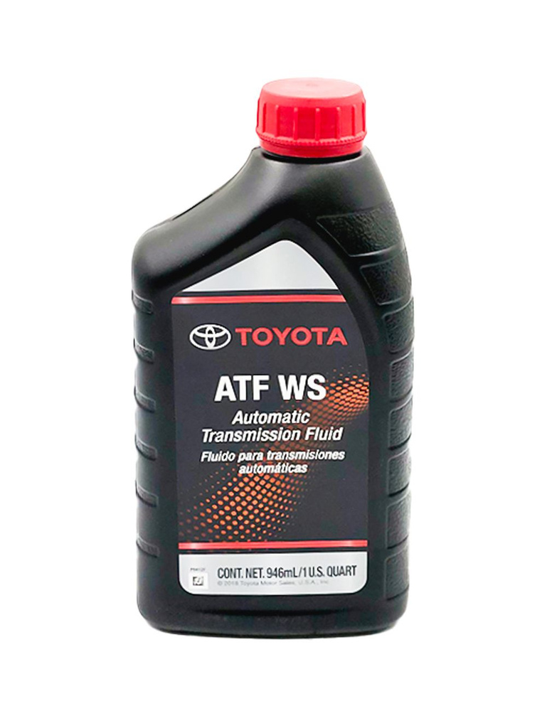Масло трансмиссионное TOYOTA Auto Fluid WS (0,946л) Арт.00289-ATFWS ...