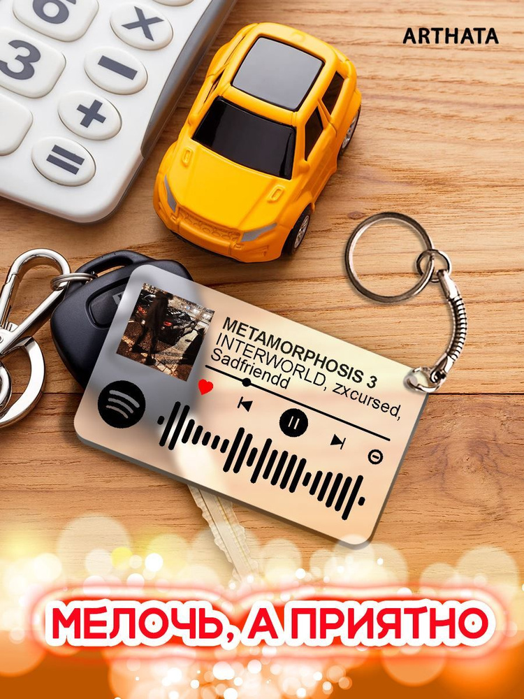 Брелок Spotify на ключи INTERWORLD zxcursed Sadfriendd - METAMORPHOSIS ...