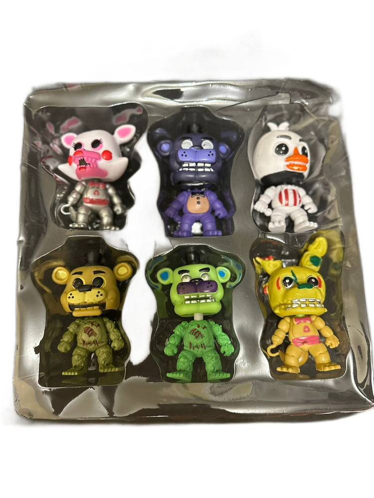 Игровой набор FNAF Аниматроники, 6 штук - купить с доставкой по ...