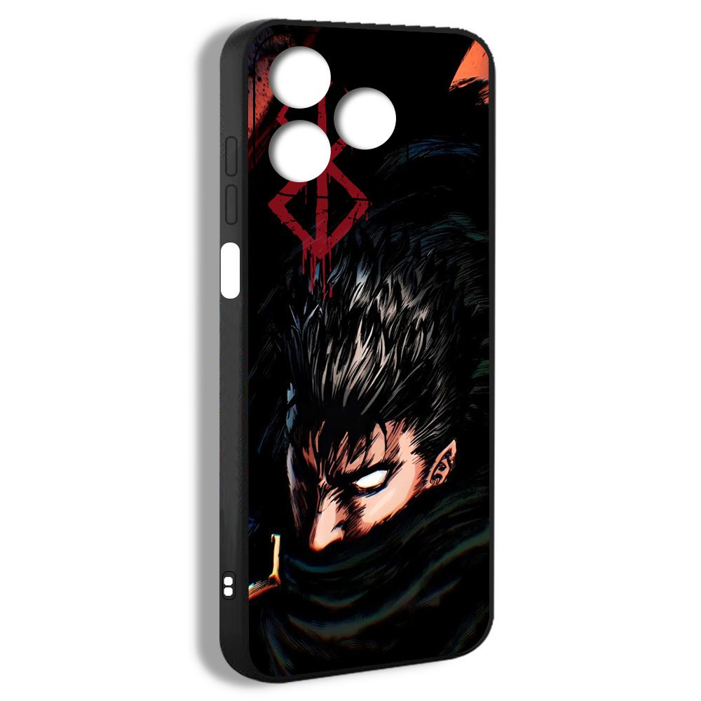чехол на Tecno Spark 10 4g Гатс Берсерк Манга Гатс ярость Клеймо жертвы Berserk Guts Lde03
