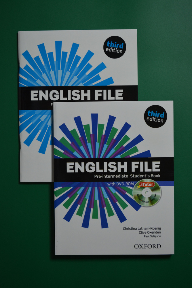 ENGLISH FILE Pre-Intermediate, 3rd Edition. Комплект: Учебник + Рабочая ...
