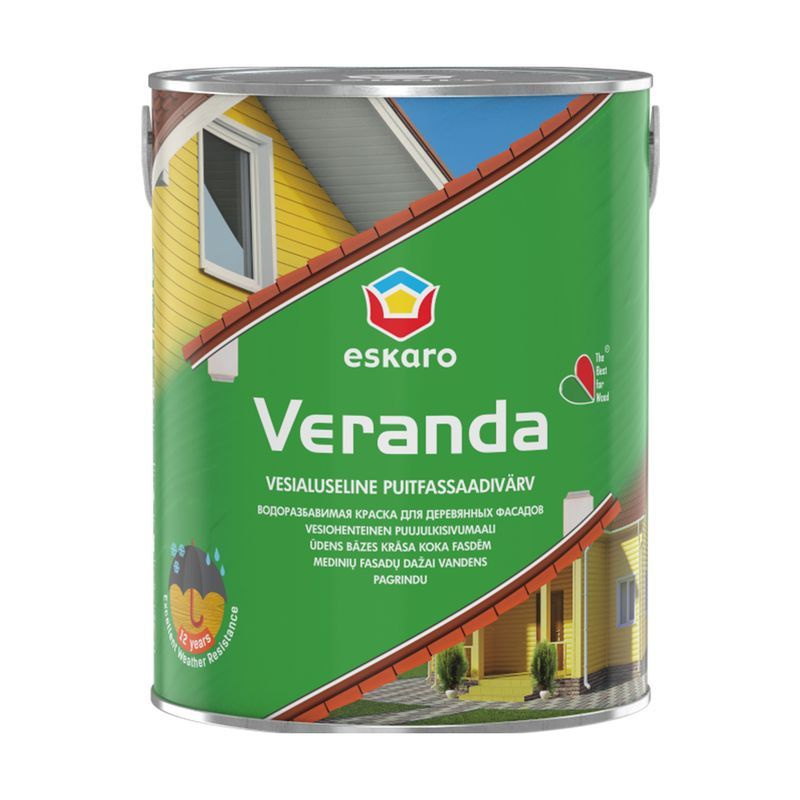 Eskaro Veranda Краска для деревянных фасадов 2,85 л купить на OZON по ...
