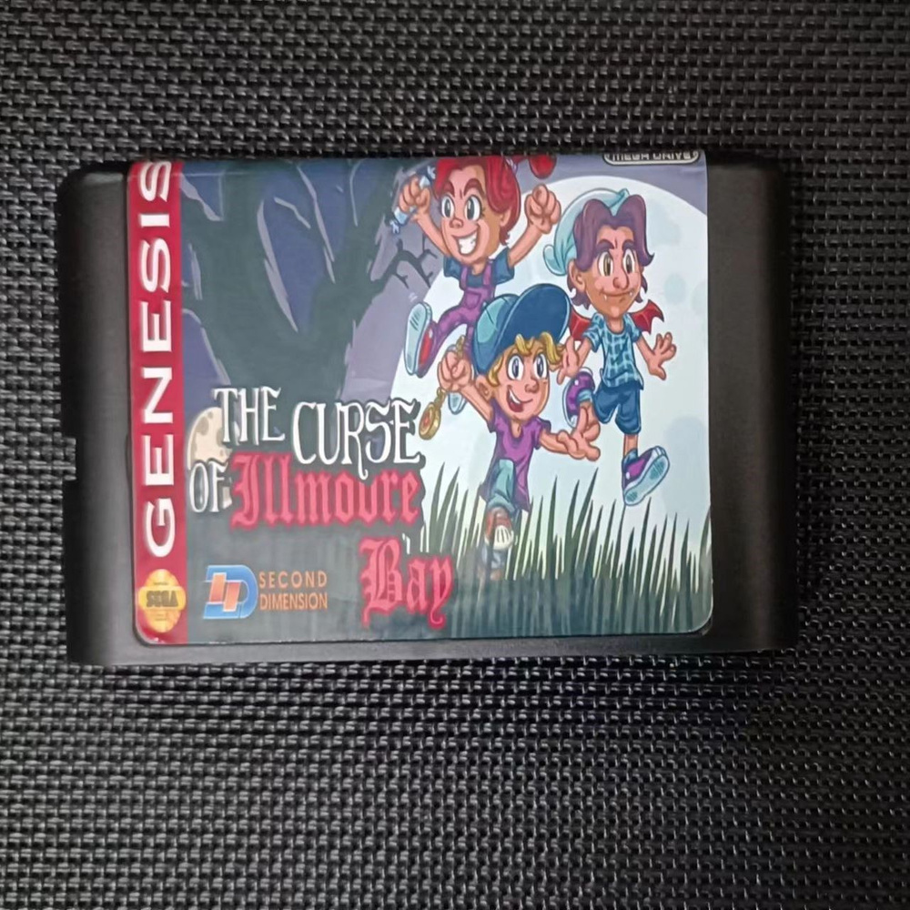 MD The Curse of Illmoore Bay Sega Genesis Game Card Mega Drive System ...