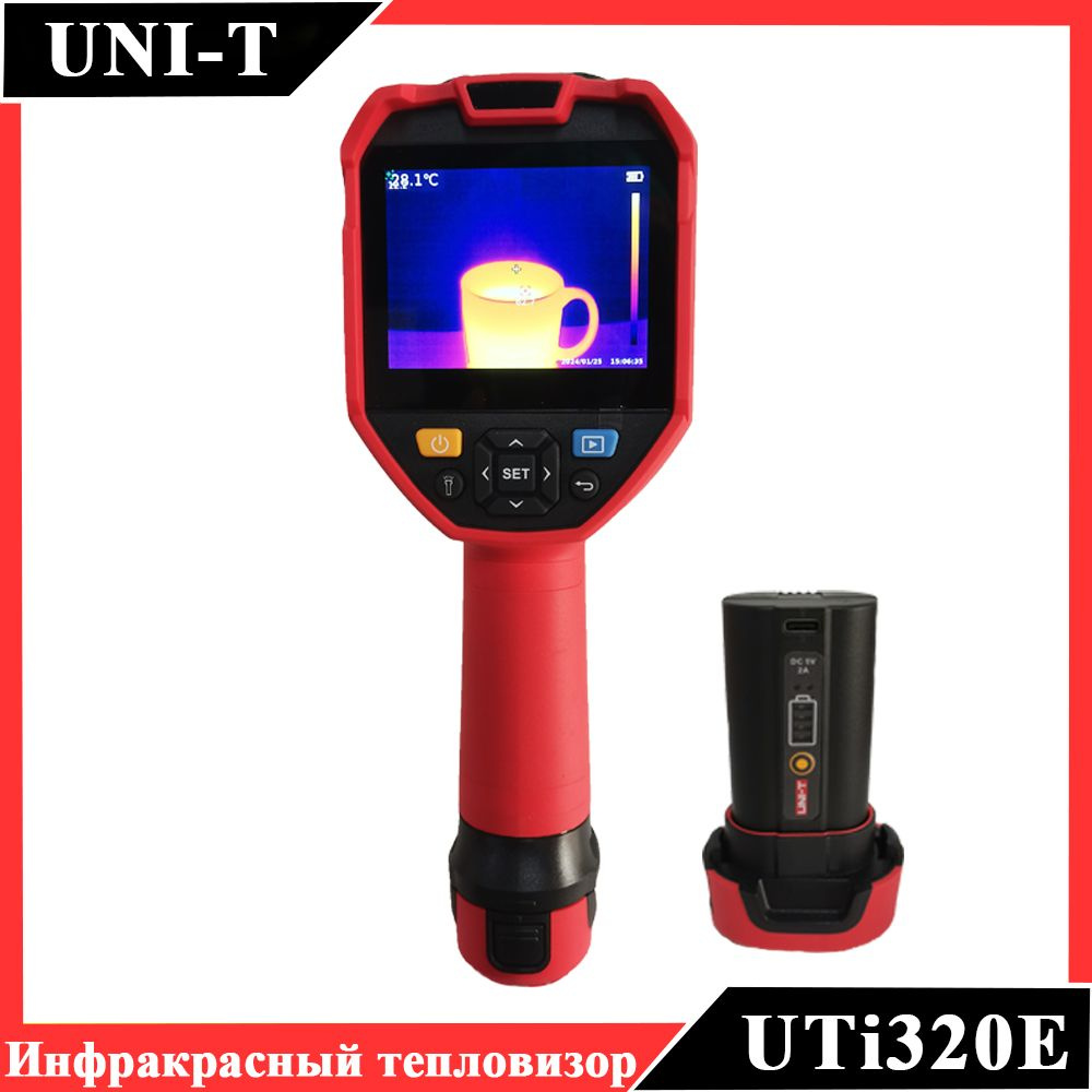 UNI-T UTi320E Тепловизор Промышленная инфракрасная тепловизионная ...