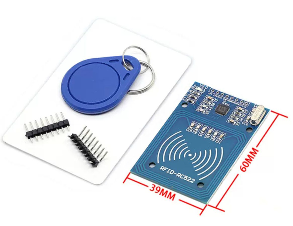 (10 шт.)RFID-модуль Arduino RC522,mодуль датчика IC-карты,с картой и ...