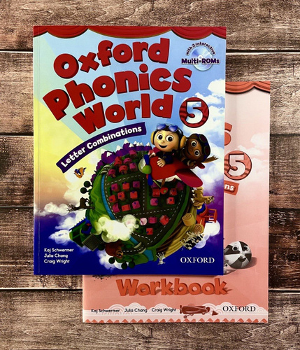 Oxford Phonics World Level 5. Полный комплект. Student Book + Workbook ...