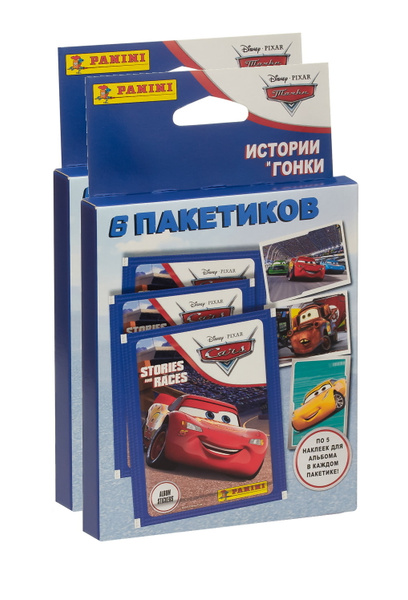 Panini / 2 блистера CARS ТАЧКИ. ИСТОРИИ И ГОНКИ / 60 наклеек купить на ...
