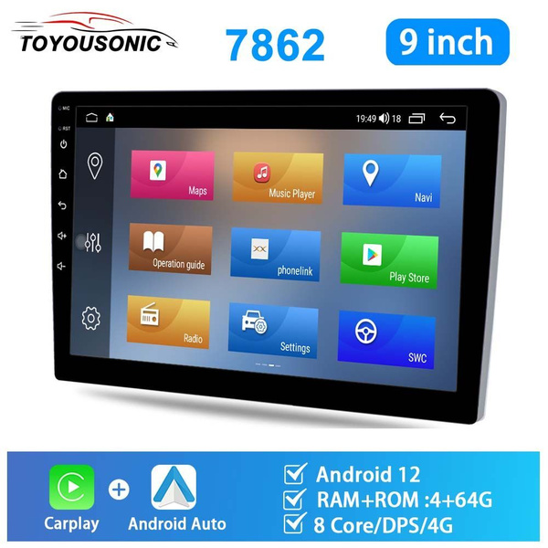 TOYOUSONIC Автомагнитола, диагональ: 9", 2 DIN, 4ГБ/64ГБ купить на OZON по низкой цене (2171084153)