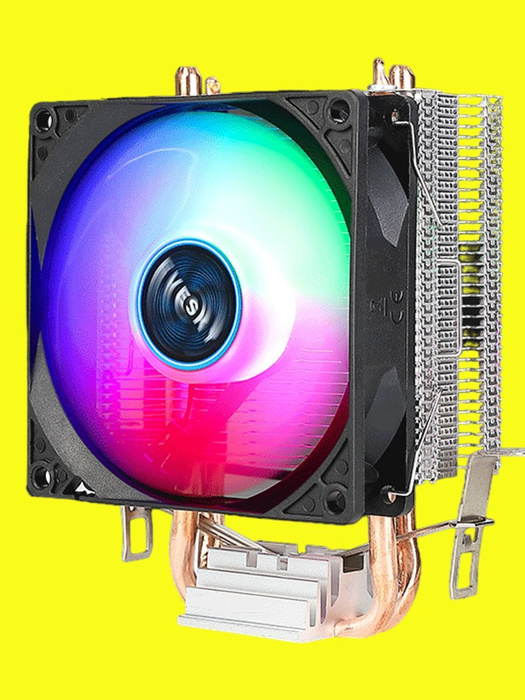 Кулер для процессора с подсветкой, башенный бесшумный - купить кулер по ...