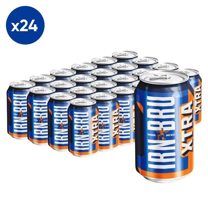 Газированный напиток IRN-BRU XTRA (Великобритания), 330 мл (24 шт) - купить с доставкой по ...
