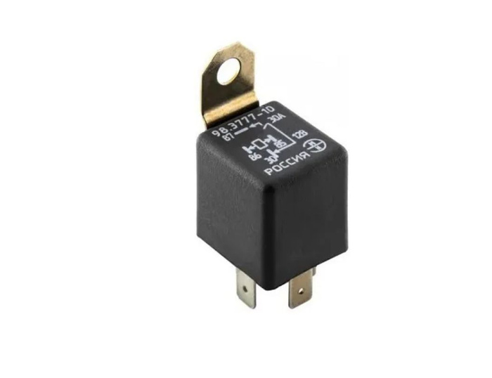 Реле универсальное 4 контакта с кронштейном 12V 30А арт. 90.3747-10 ...
