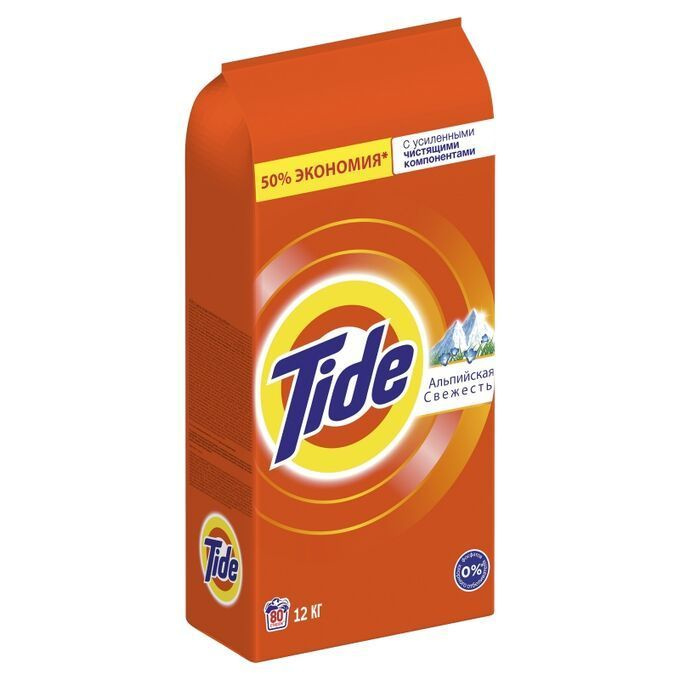 Порошок Tide аква пудра Альпийская свежесть для стирки автомат 12 кг ...