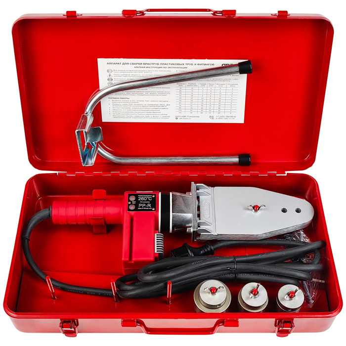PPR-800 MIDI (20-32) сварочный аппарат для полипропиленовых труб ADR ...