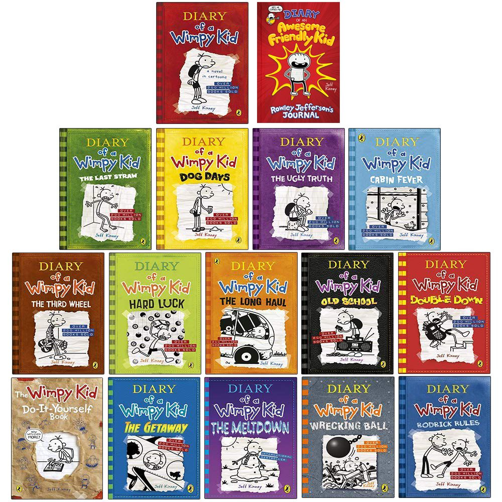 Diary of a Wimpy Kid Box Set 16 Books | Jeff Kinney купить на OZON по ...