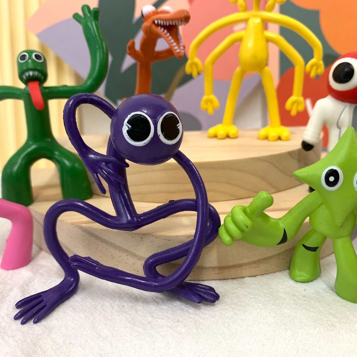 Набор фигурок Радужные друзья Роблокс 8шт (Rainbow friends) 6-9см №1432 ...