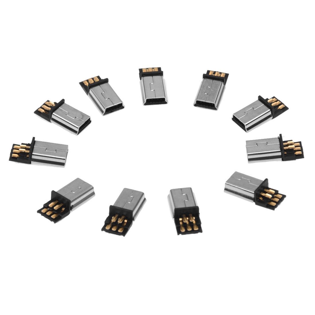 10 шт. Mini USB 5-контактный штекерный разъем DIY SMT разъем ...