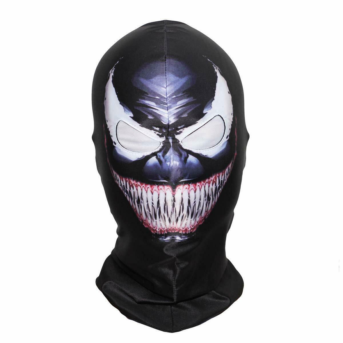 Маска Веном / Venom с застежкой молнией купить c доставкой на OZON по ...