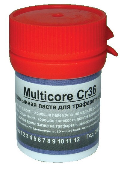 Паяльная паста HENKEL MULTICORE CR36, 30 г купить на OZON по низкой ...