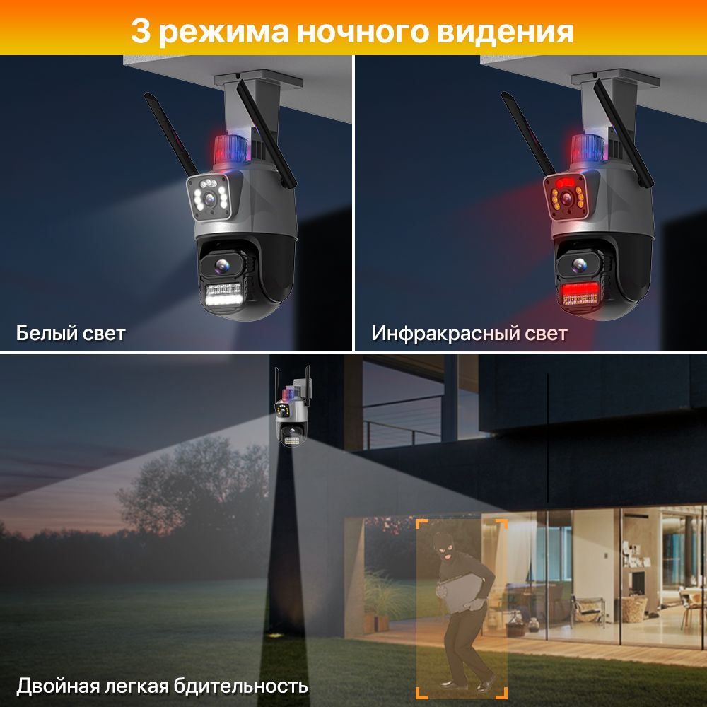 Камера видеонаблюдения Wonsdar XM49、XM55 3840×2160 4K - купить по ...