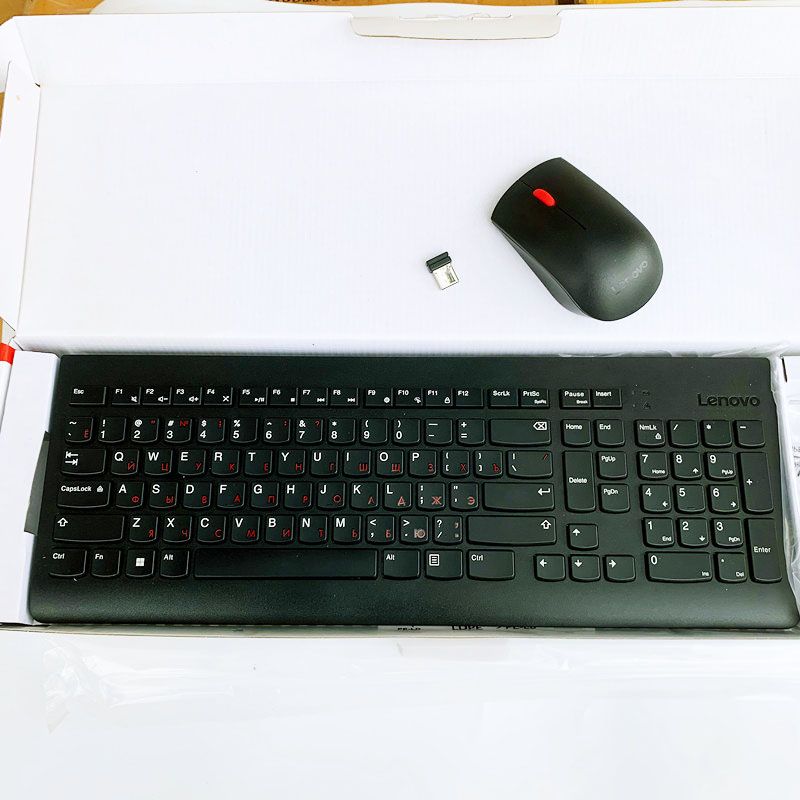 беспроводная клавиатура и мышь lenovo sk8823 купить по выгодной цене в ...