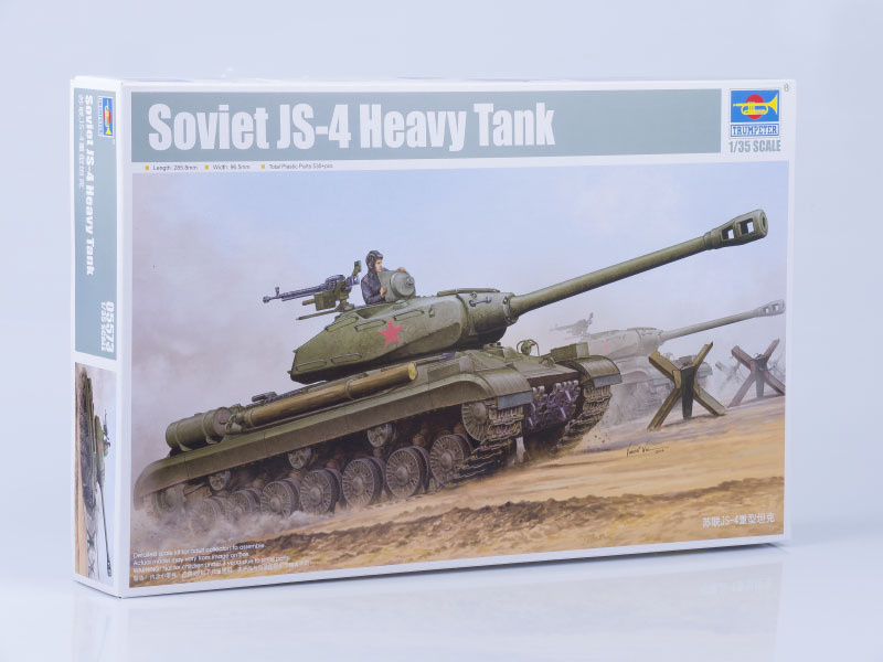 Сборная модель танка Trumpeter Soviet JS-4 Heavy Tank, масштаб 1/35 ...