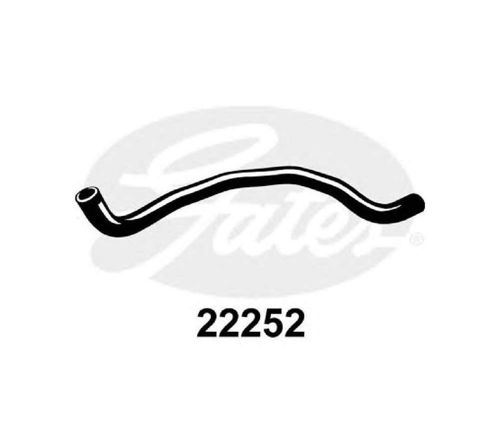 Gates Патрубок охлаждения, арт. 22252 - купить с доставкой по выгодным ...