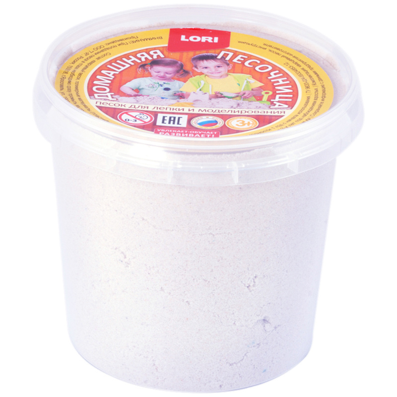 Песок для лепки Lori "Домашняя песочница", морской, 500г - купить с ...