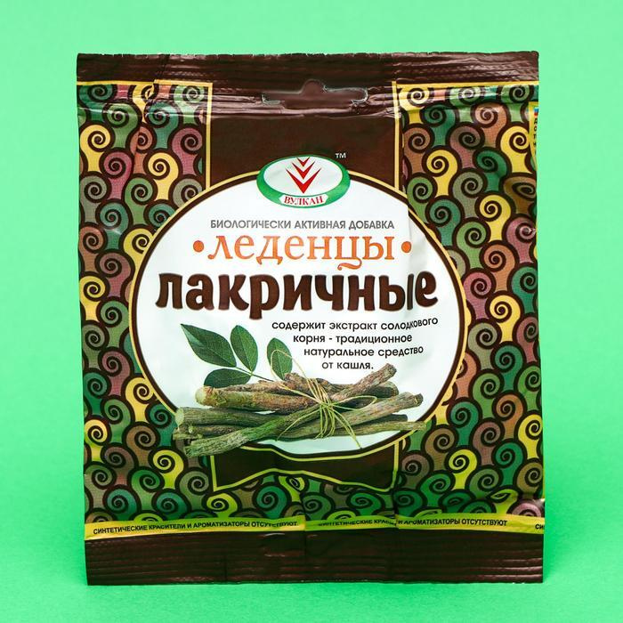 Леденцы лакричные, противовоспалительные, от кашля, 50 г - купить с ...