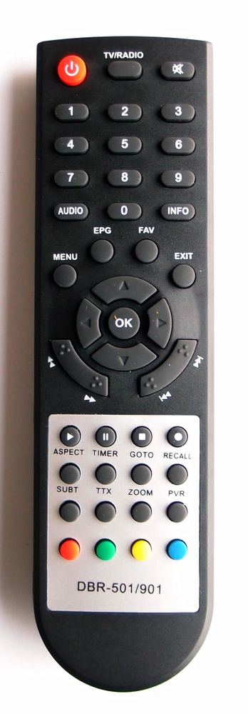 Пульт ДУ Пульт для Mdi DBR-501 (DBR-901) dvb-t2 DIVISAT / selegna ...