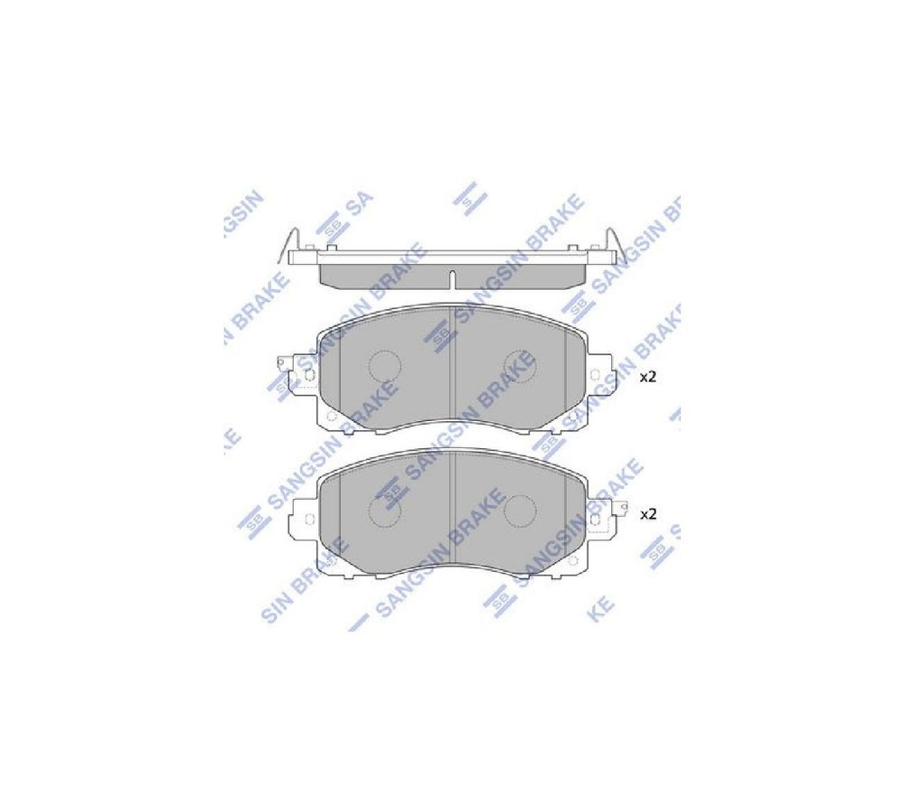 Колодки тормозные Sangsin Brake SP4221 - купить по низким ценам в ...