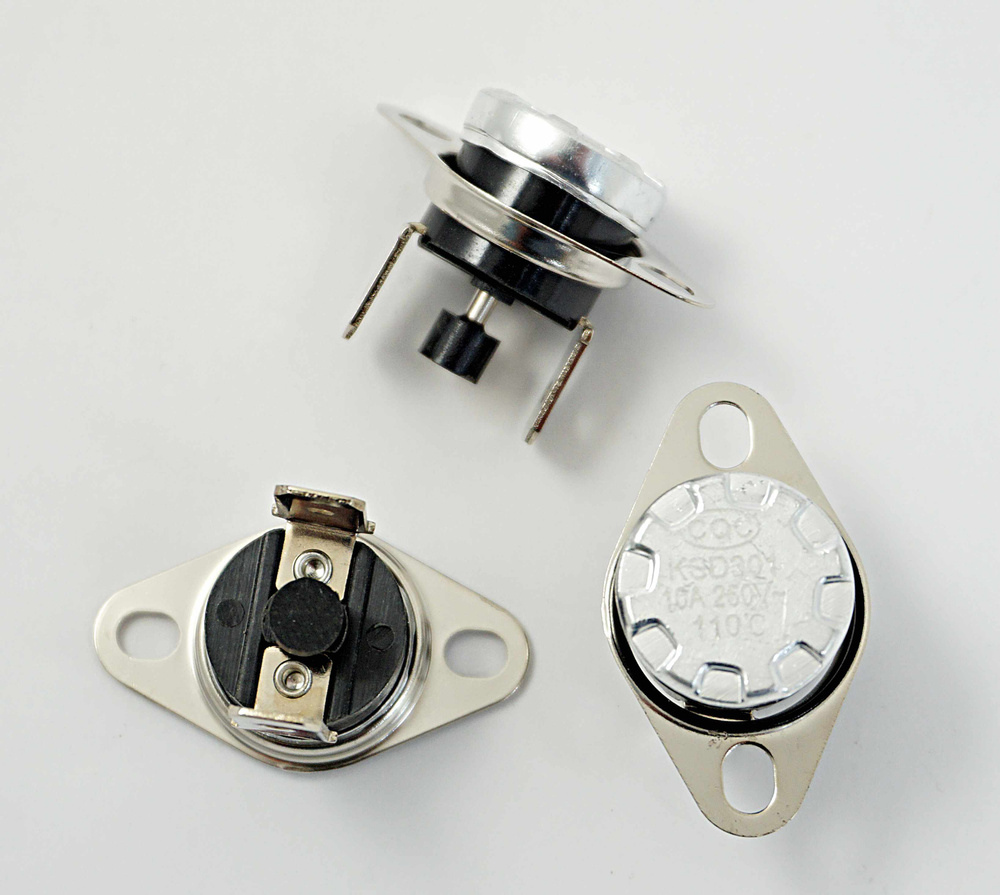 KSD301 250V 10A 090C+кнопк LBVL Термостат нормально-замкнутые - купить ...