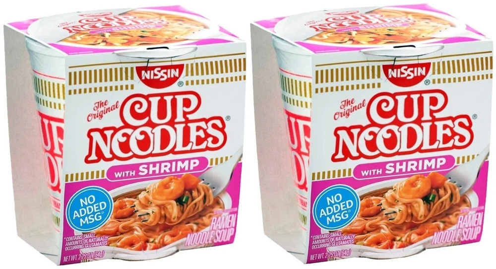 Лапша быстрого приготовления Nissin Cup Noodles Shrimp / Ниссин Кап ...