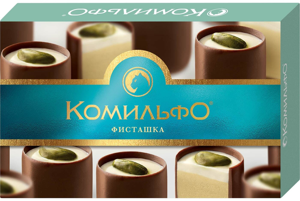 Конфеты Комильфо шоколадные Фисташка 116г в ассортименте 2 шт - купить ...