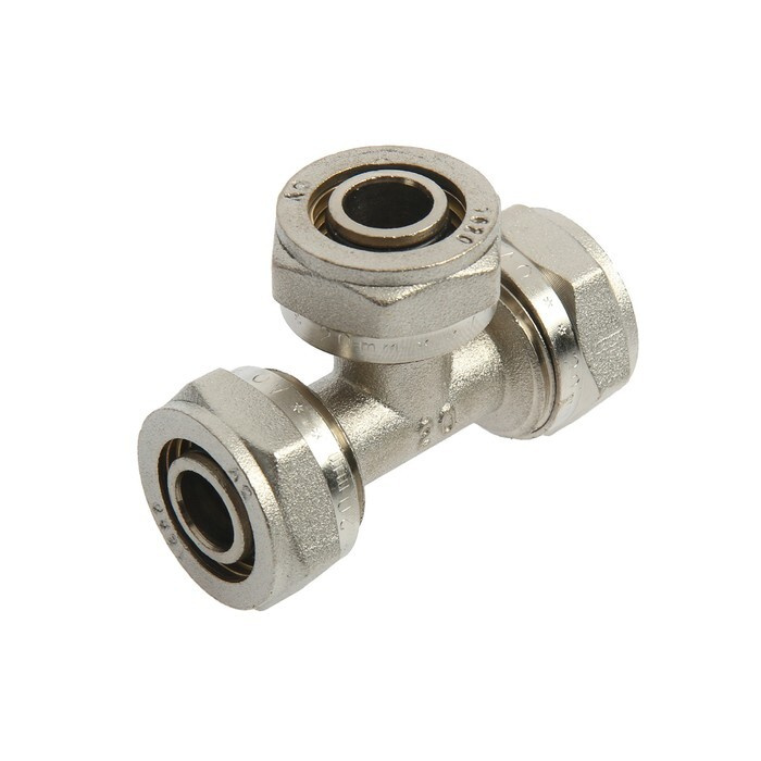 Тройник AQUALINK, обжимной, d-20 х 20 х 20 мм, 9149772 - купить по ...