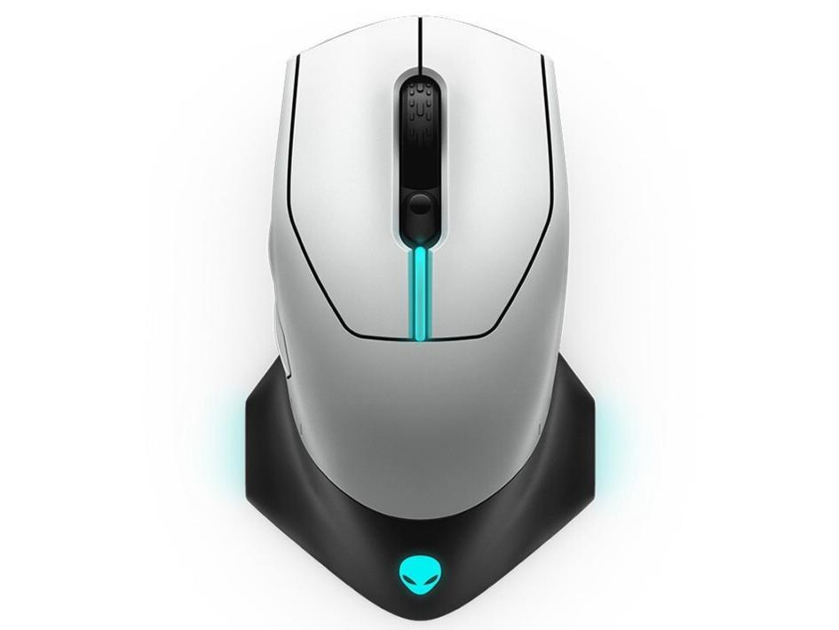 Игровая мышь проводная Alienware Двухрежимная AW610M, белая ALIENWARE ...