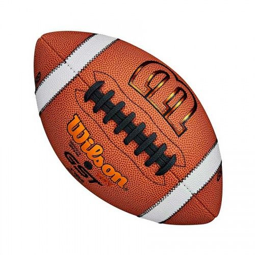 Мяч для американского футбола Wilson GST OFFICIAL COMPOSITE, коричневый ...