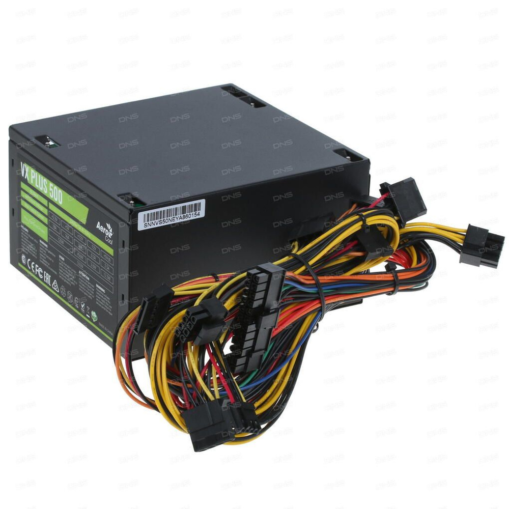 Блок питания AeroCool VX PLUS 500W (VX-500 PLUS) черный - 500 Вт ...