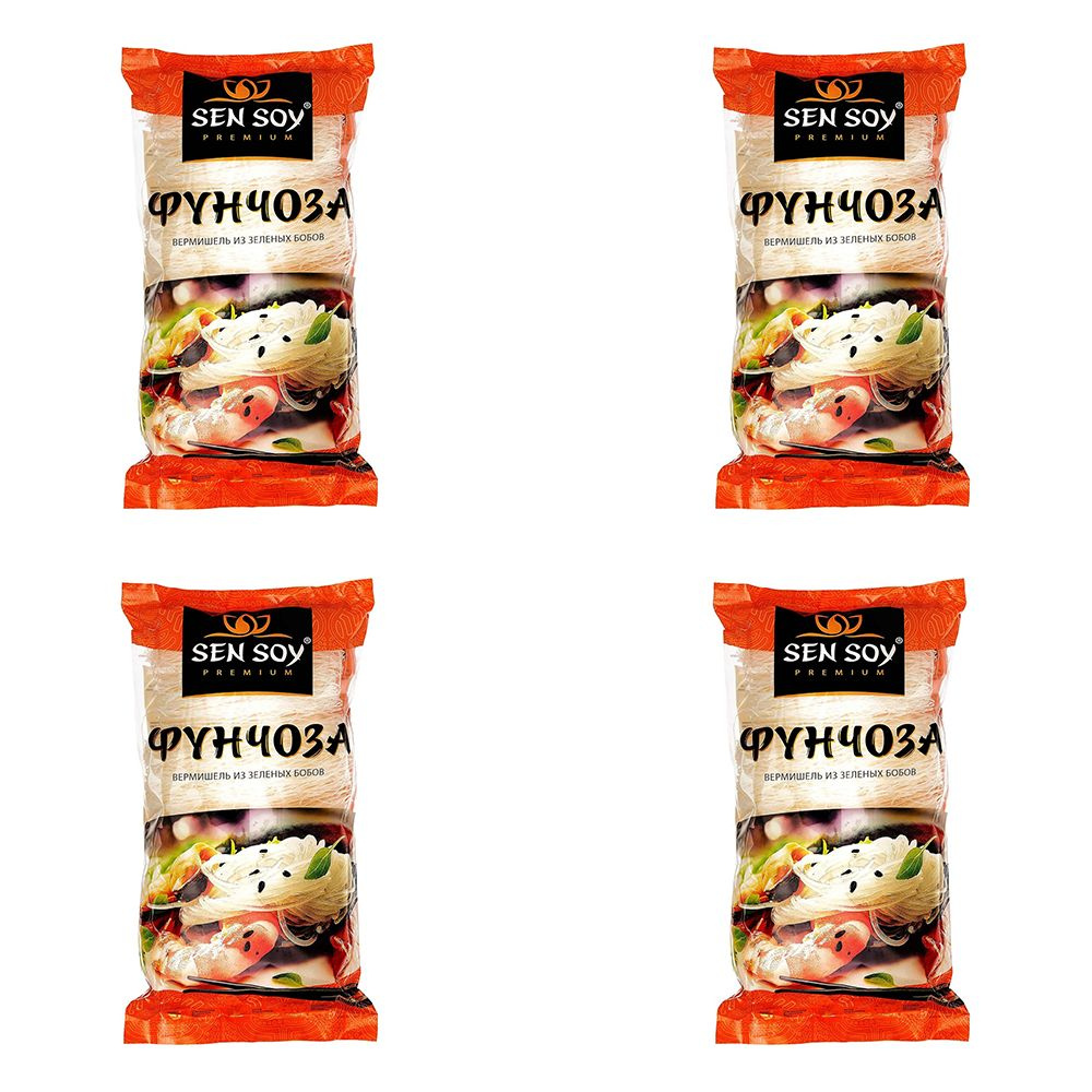 Вермишель SEN SOY Фунчоза 200г 4 шт - купить с доставкой по выгодным ценам в интернет-магазине ...