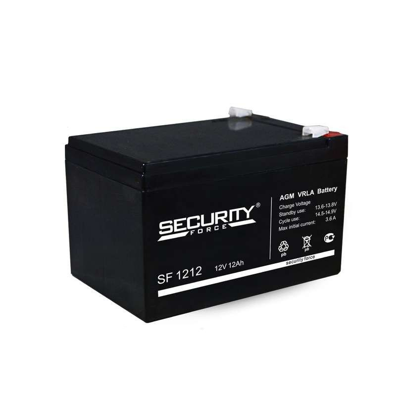 Аккумулятор SF 1212 12V 12Ah 12В 12А/ч Security Force - купить с доставкой по выгодным ценам в ...