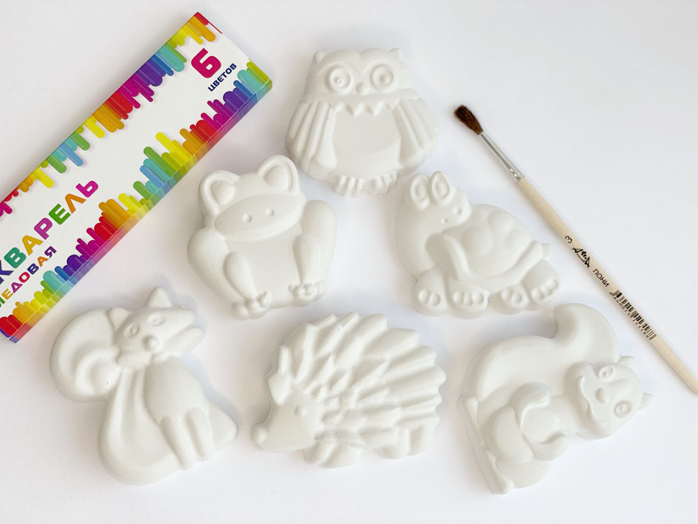 Набор гипсовых фигурок для раскрашивания - купить с доставкой по ...