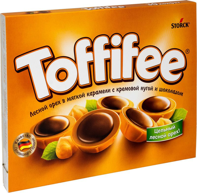 Конфеты Toffifee лесной орех в карамели, 250г - купить с доставкой по ...