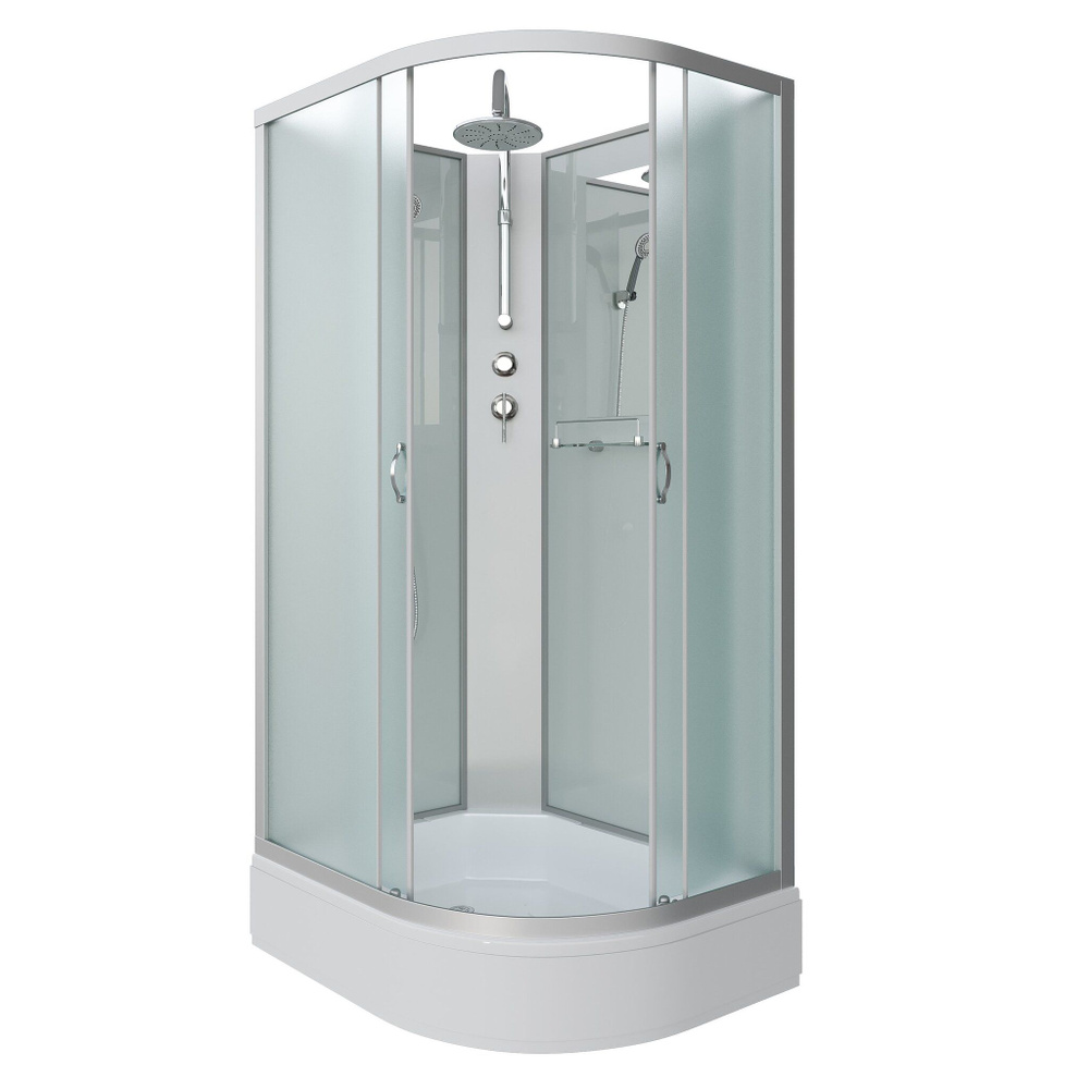 Душевая кабина Niagara NG-33194-14LBKT 110х90 см, с матовыми стеклами ...